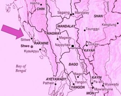 Map of Rakhine - New Mandala