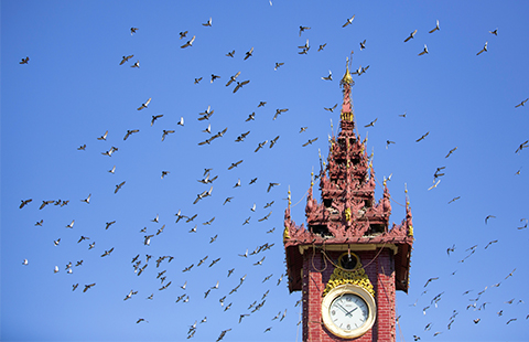 As the sun rises - New Mandala