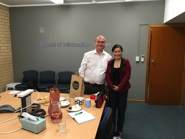 Professor Philip Hider, Head of School, School of Information Studies ...