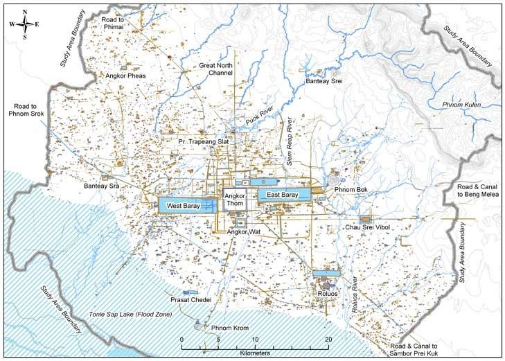 Full Extent of Greater Angkor - New Mandala